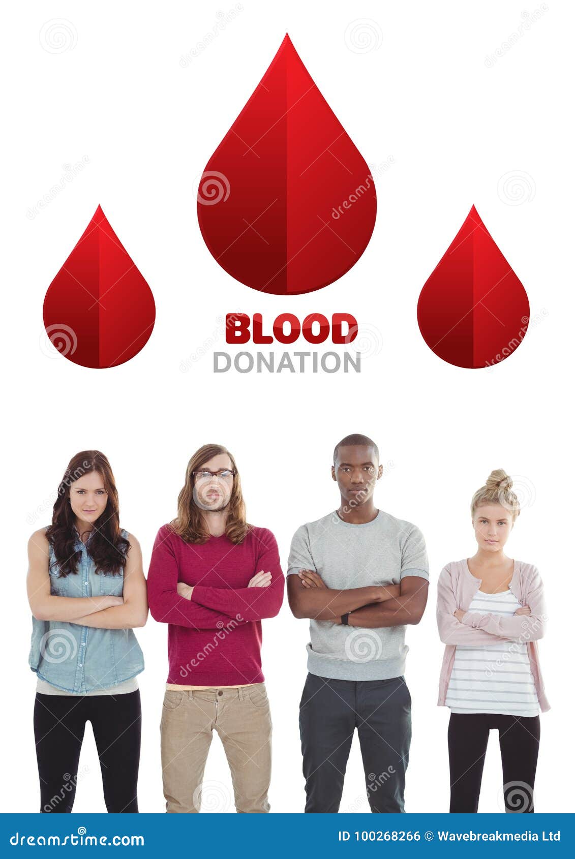 Group of People and Blood Donation Concept Stock Photo - Image of ...