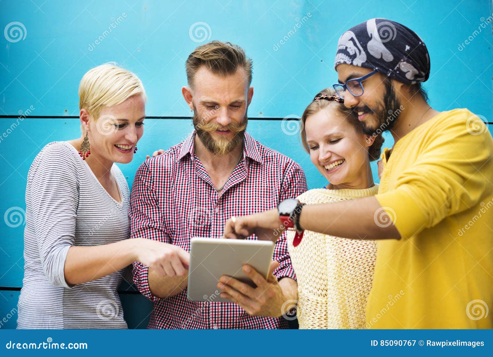 Group of People Browsing Internet Concept Stock Image - Image of media ...