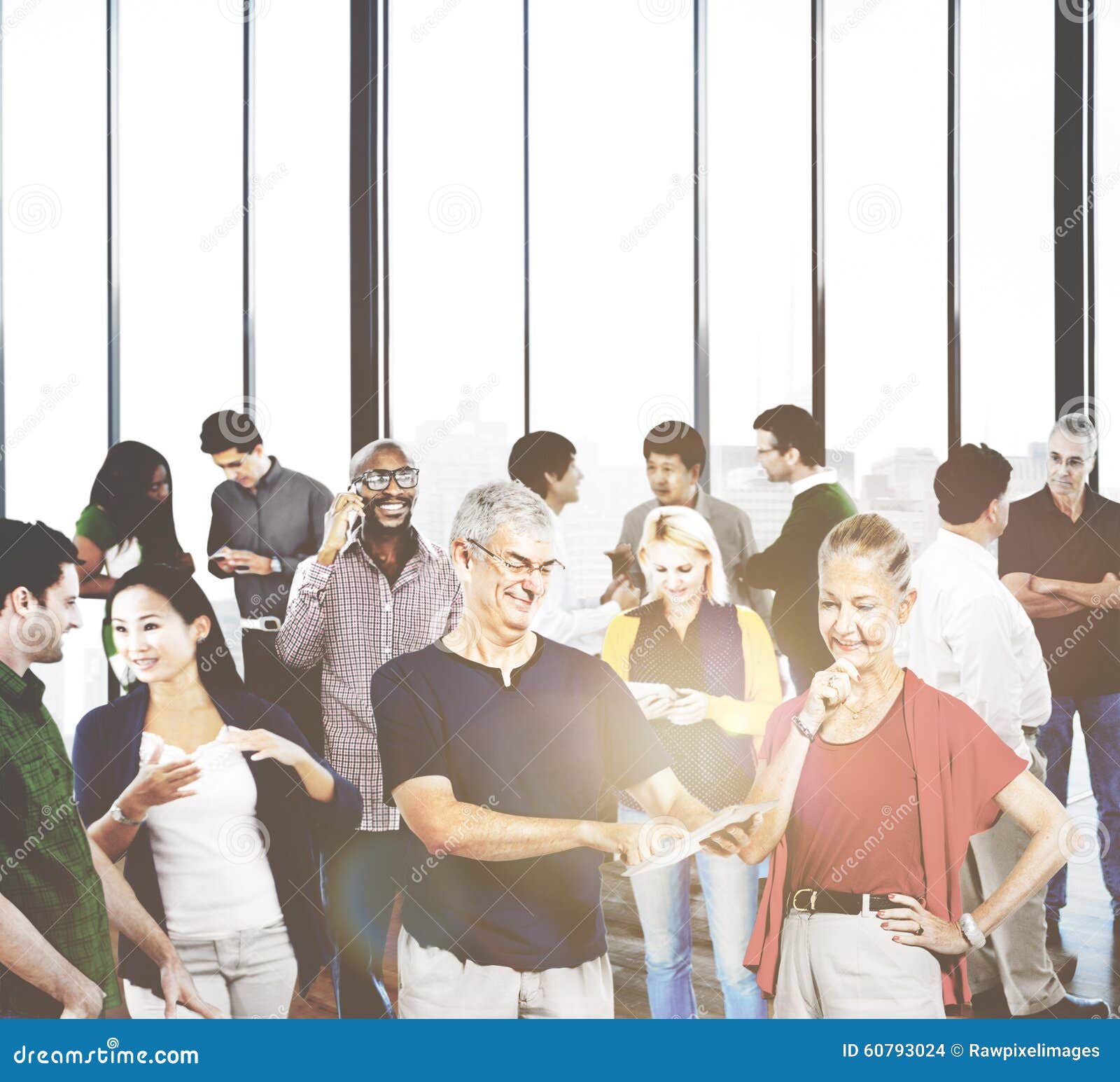 Group People Casual Community Diversity Talking Interaction Conc Stock ...