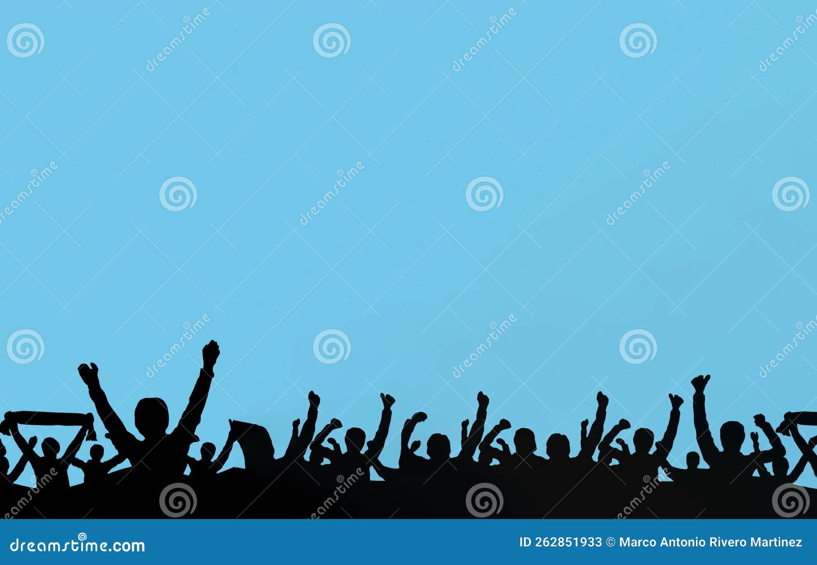 Group of People Celebrating Stock Illustration - Illustration of hand ...