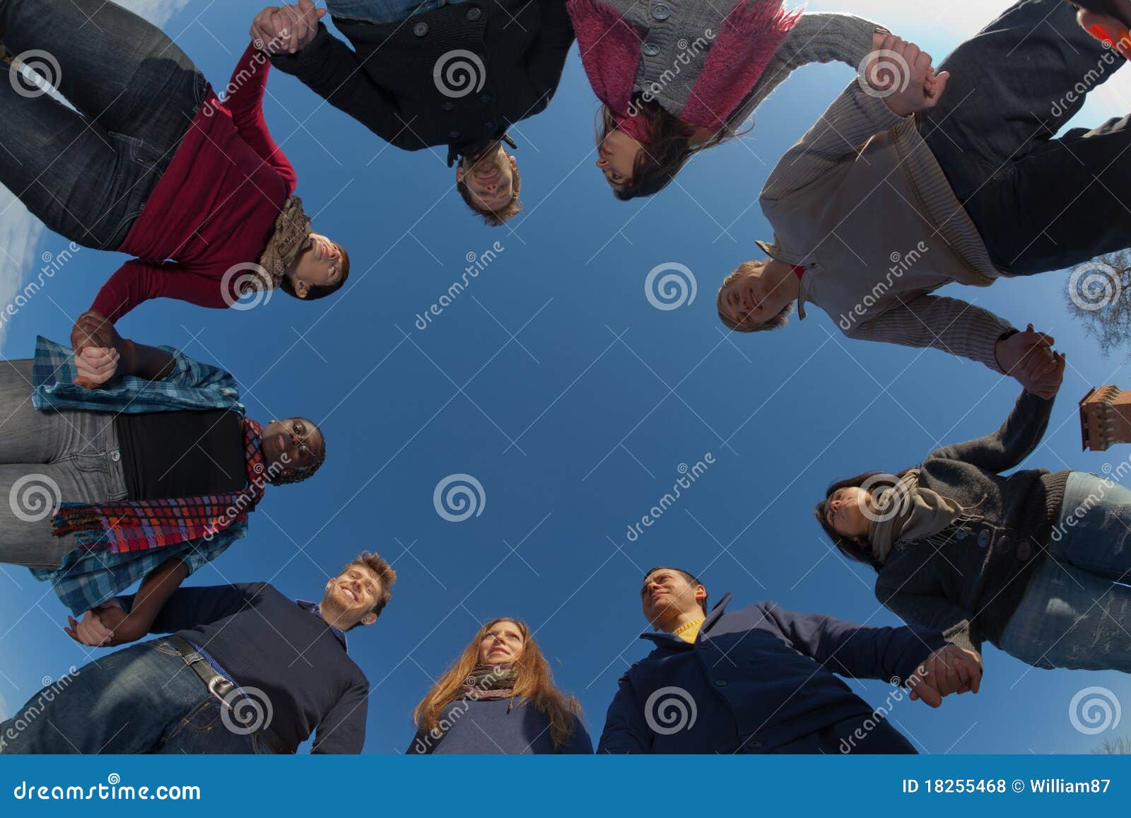 Group of People in circle stock photo. Image of human - 18255468