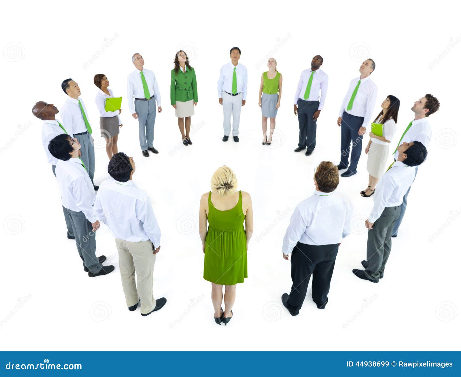 Group of People in a Circle Isolated on White Stock Image - Image of ...