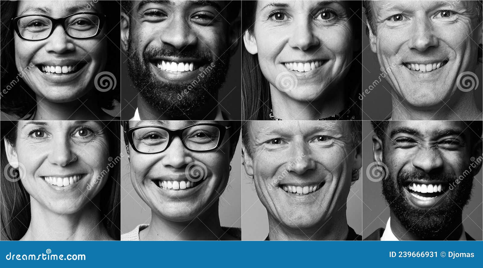 Group of People in a Collage Stock Image - Image of enjoying ...