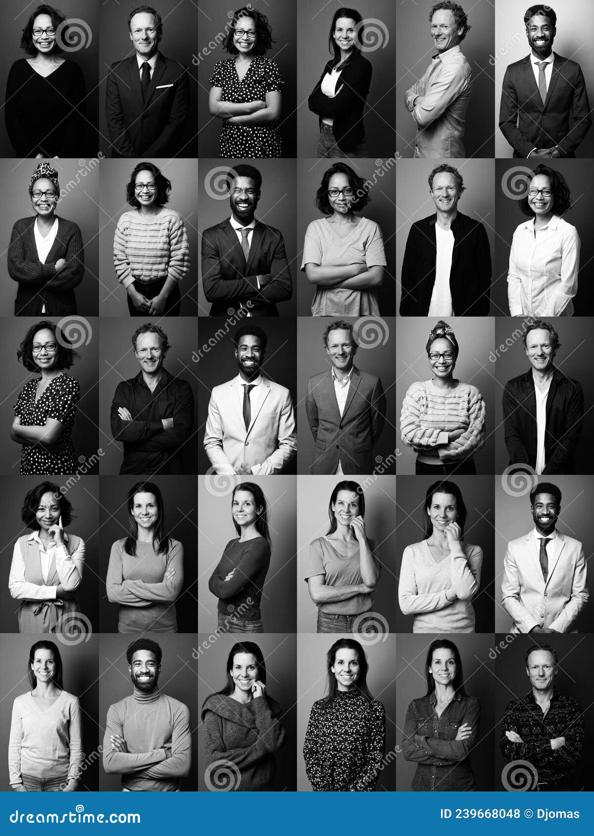 Group of People in a Collage Stock Photo - Image of astonished ...