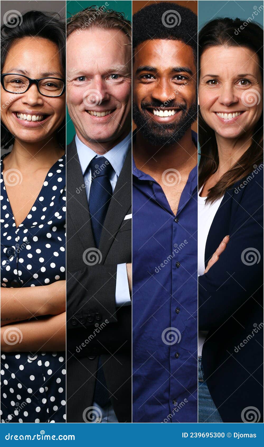 Group of People in a Collage Stock Photo - Image of shocked, awakening ...