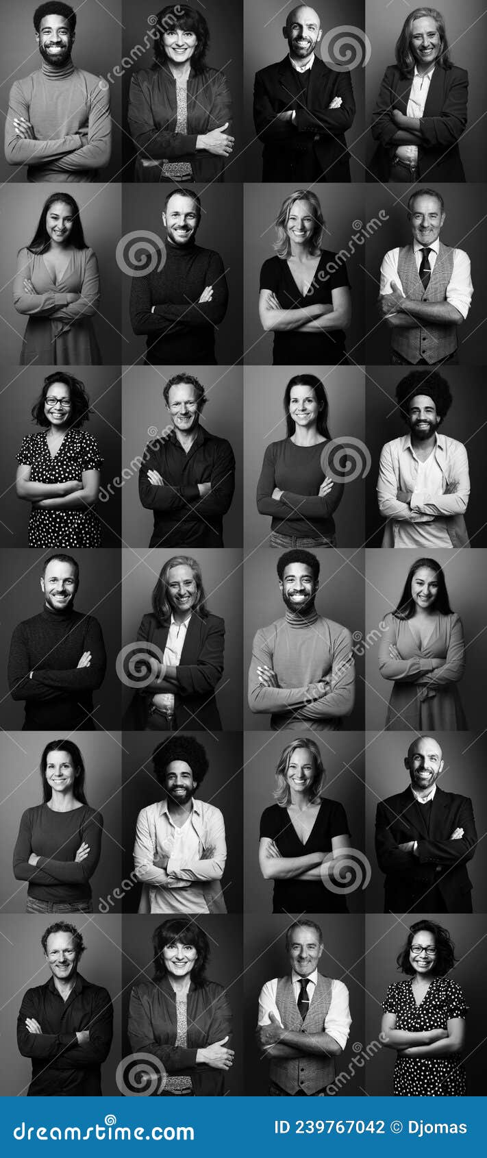 Group of People in a Collage Stock Photo - Image of female, pleasure ...