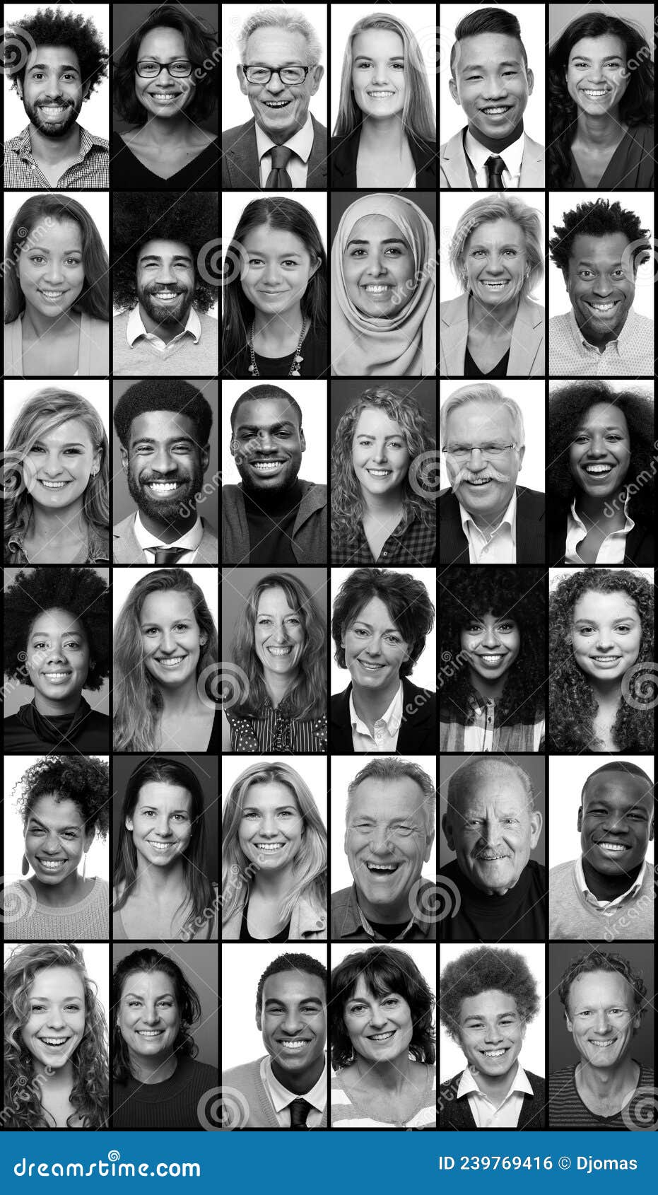 Group of People in a Collage Stock Photo - Image of amusement ...