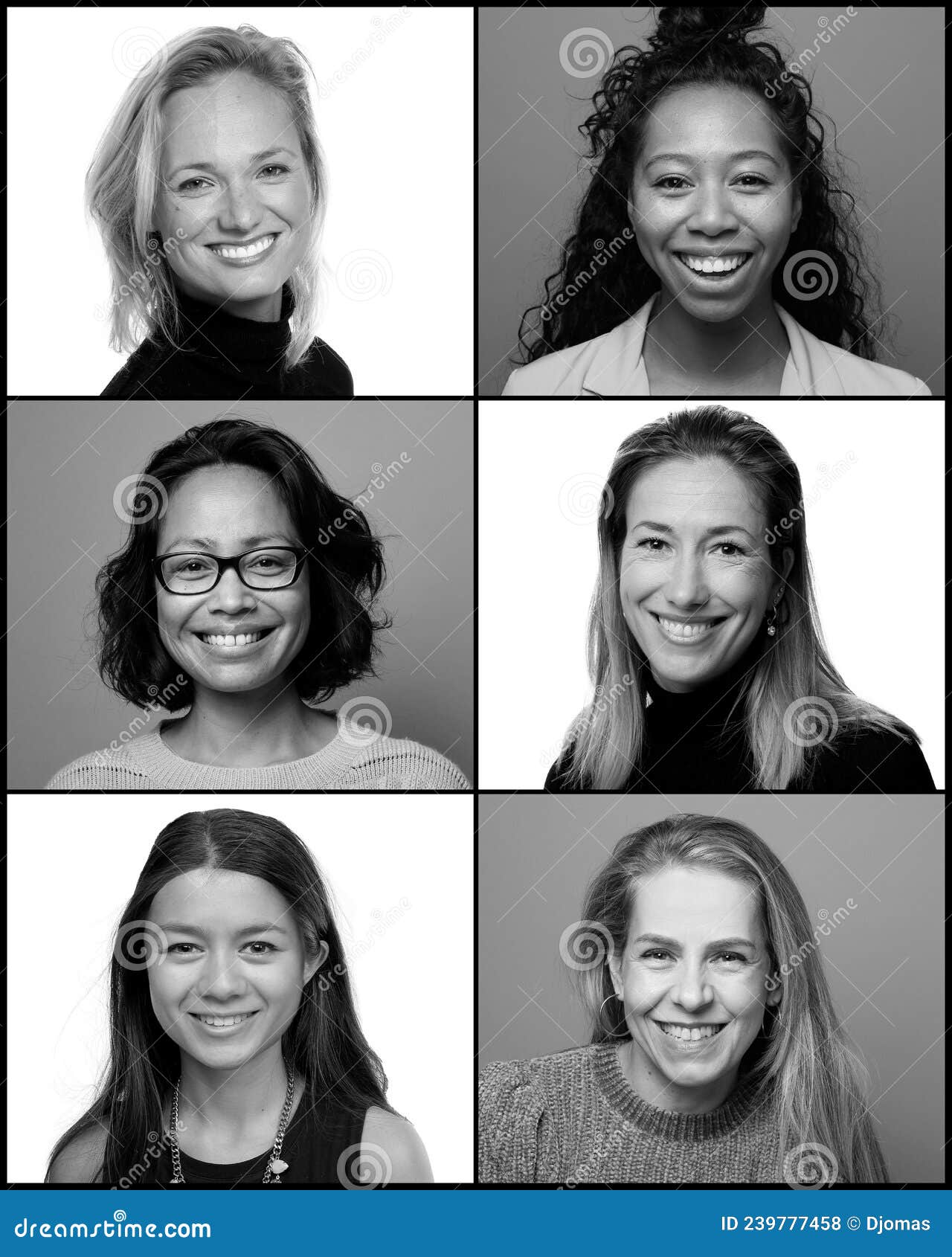 Group of People in a Collage Stock Photo - Image of caucasian, serious ...