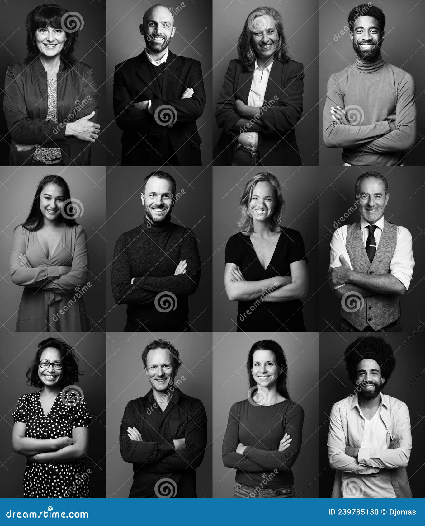 Group of People in a Collage Stock Photo - Image of overexcited ...