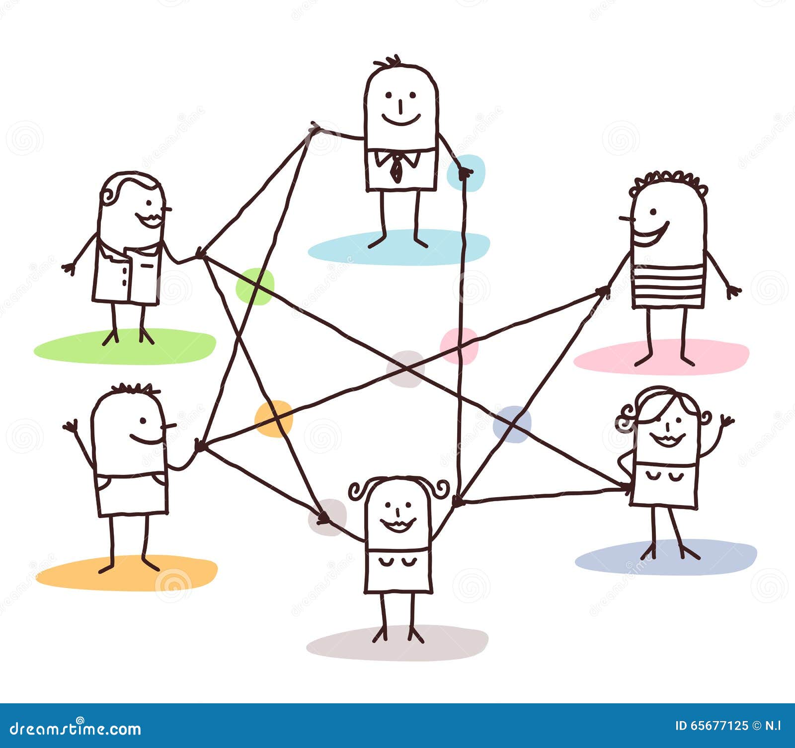 Group of People Connected by Lines Stock Vector - Illustration of human ... Group of People Connected by Lines Stock Vector - Illustration of human ...