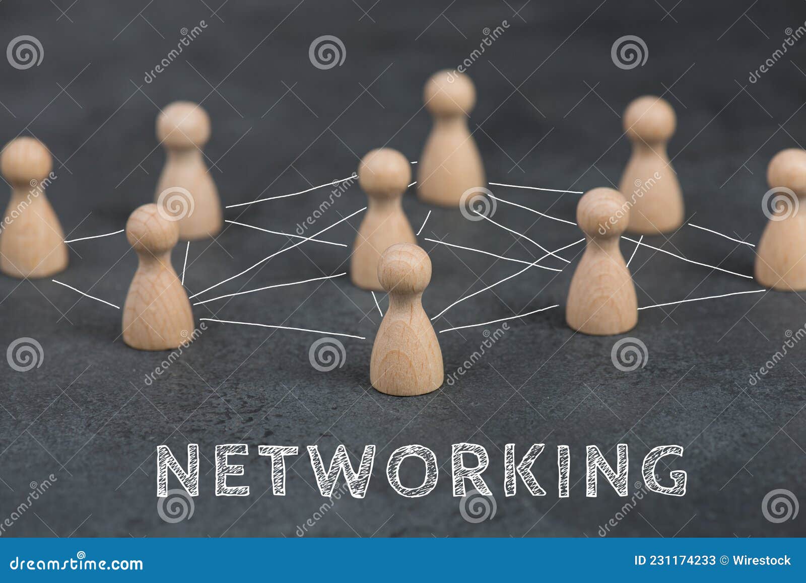 Group of People Connecting through a Web, Stock Image - Image of ...
