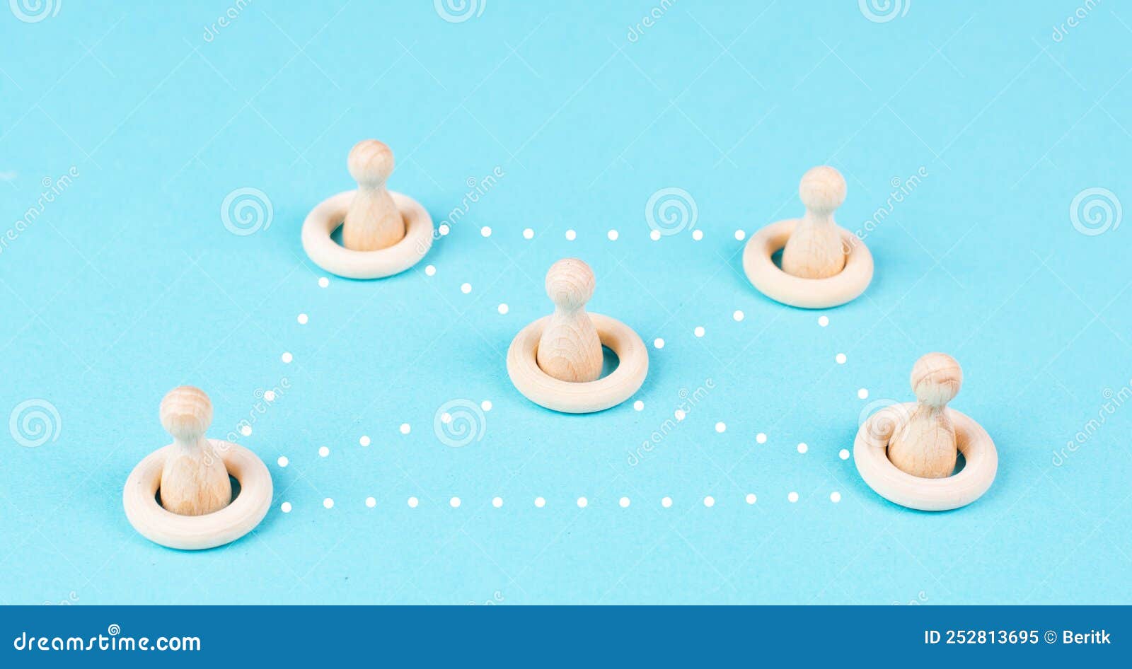 Group of People Connecting through a Web, Business Networking ...