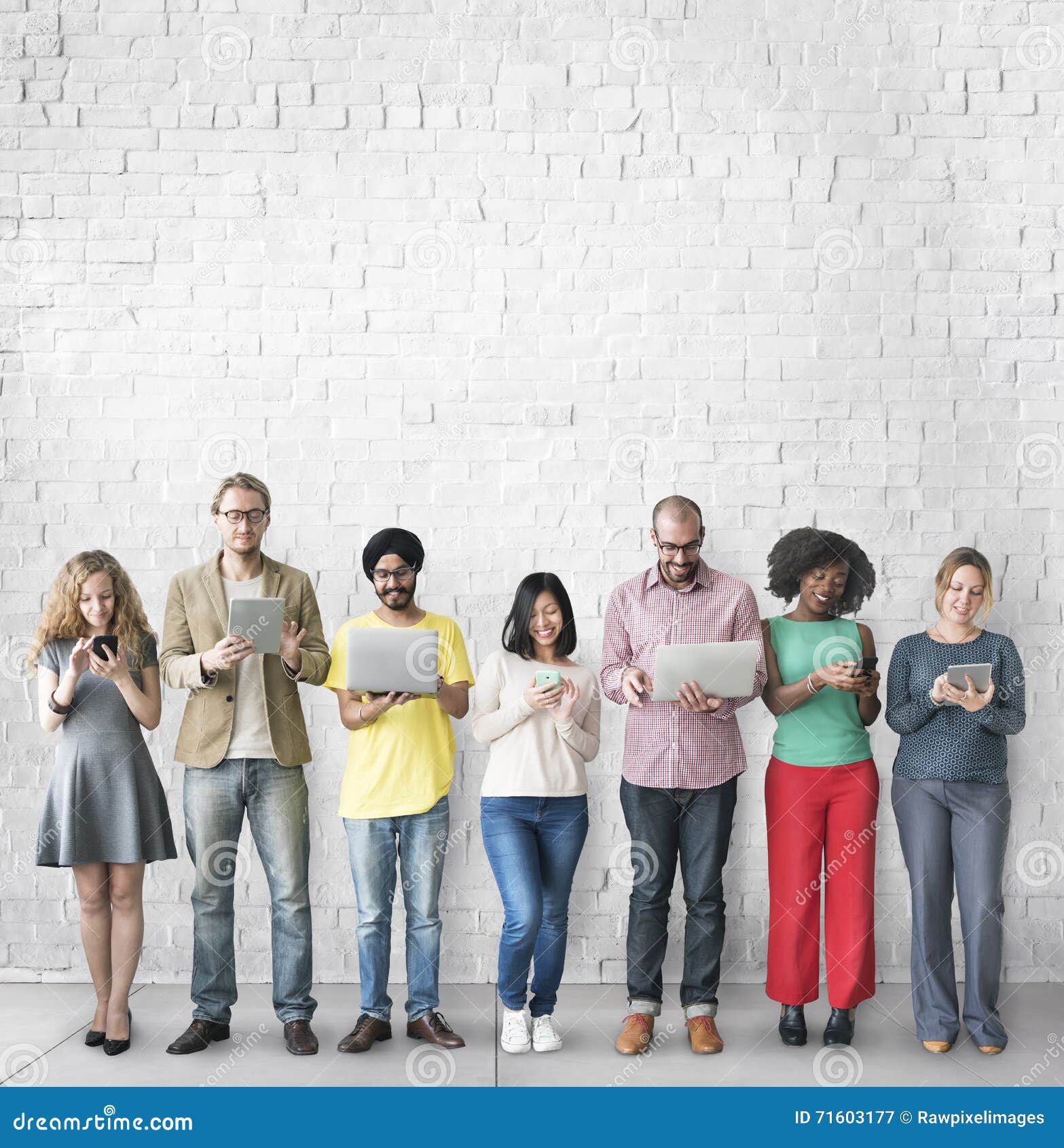 Group of People Connection Digital Device Concept Stock Image - Image ...