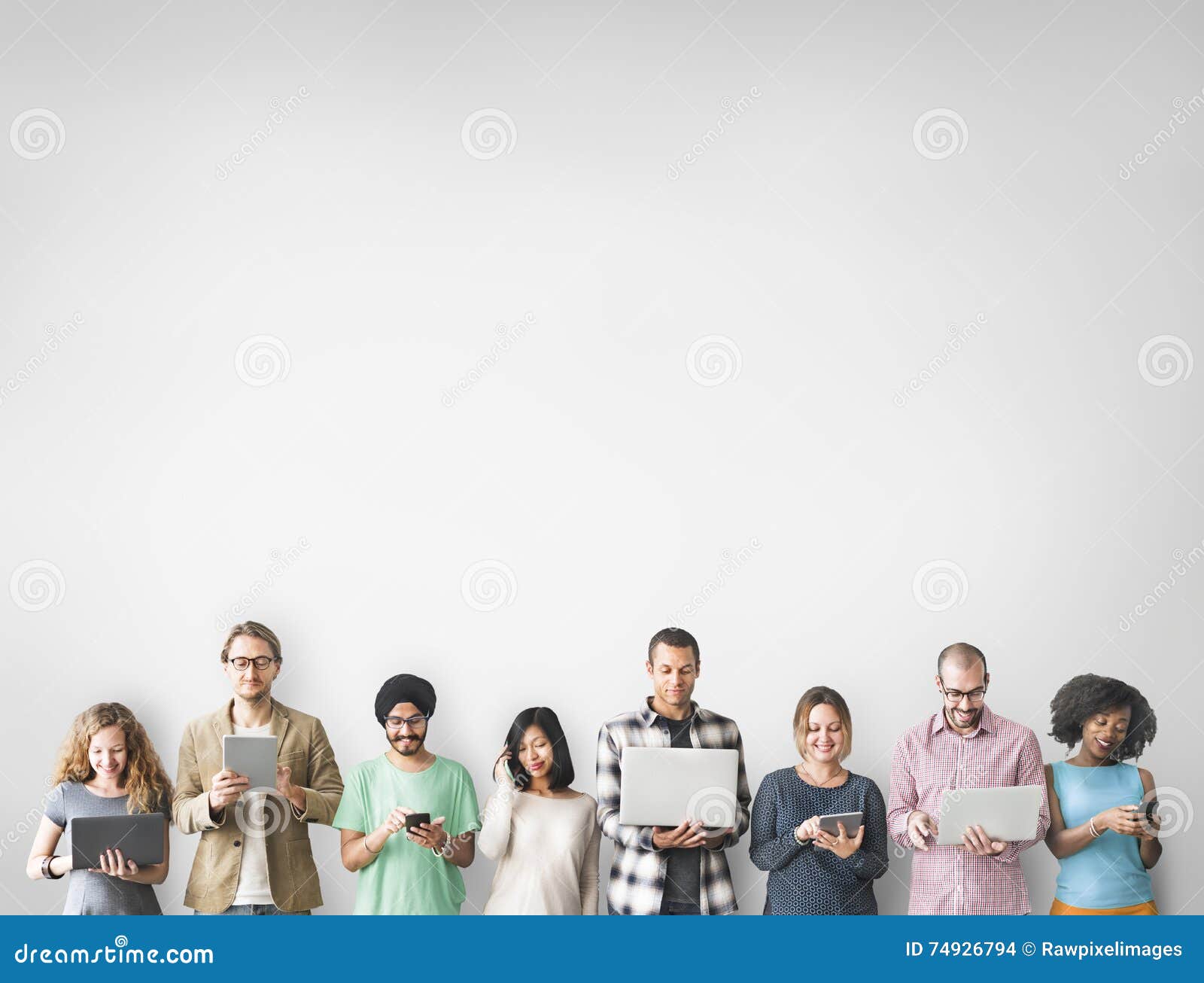 Group of People Connection Digital Device Concept Stock Photo - Image ...