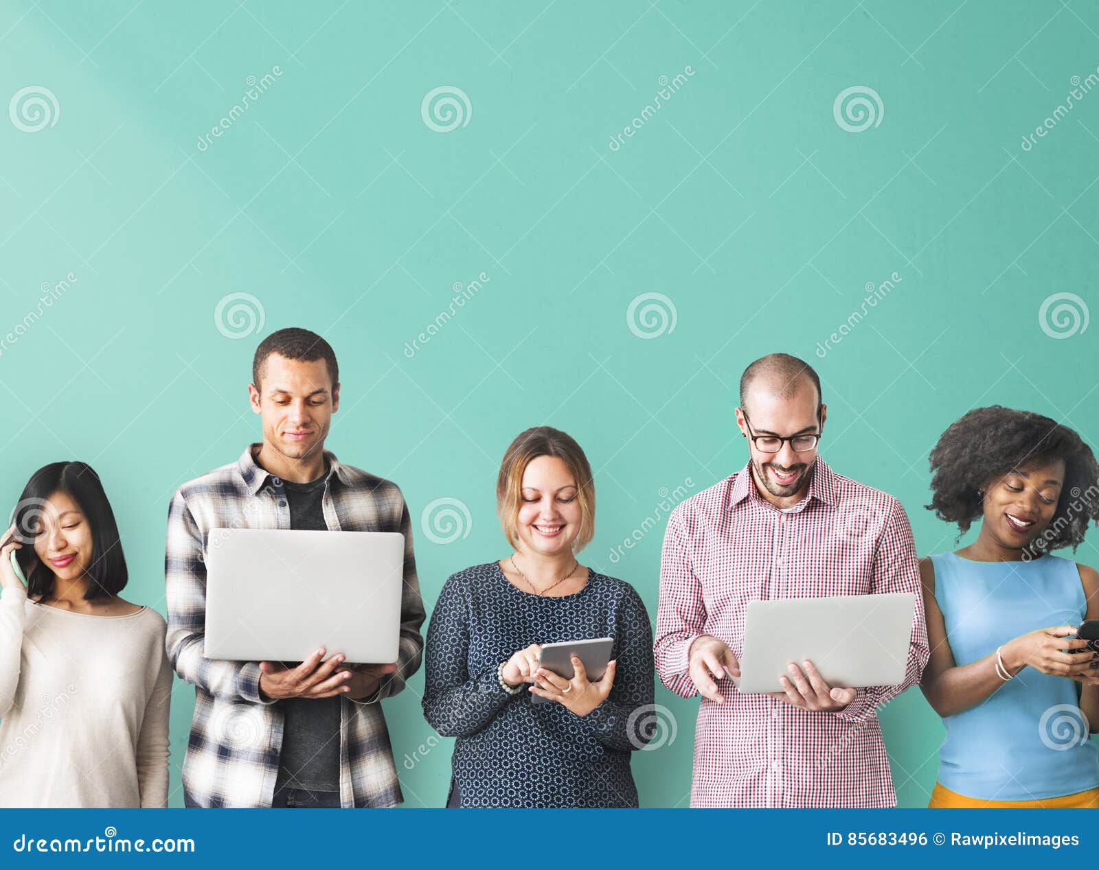 Group of People Connection Digital Device Concept Stock Photo - Image ...