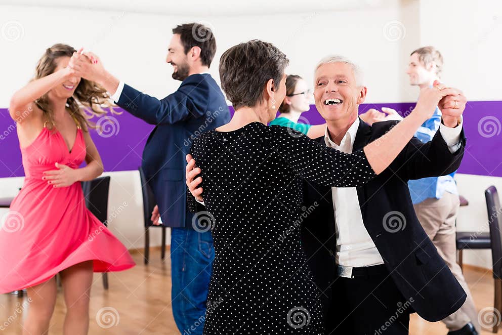 Group of People Dancing in Dance Class Stock Image - Image of training ...