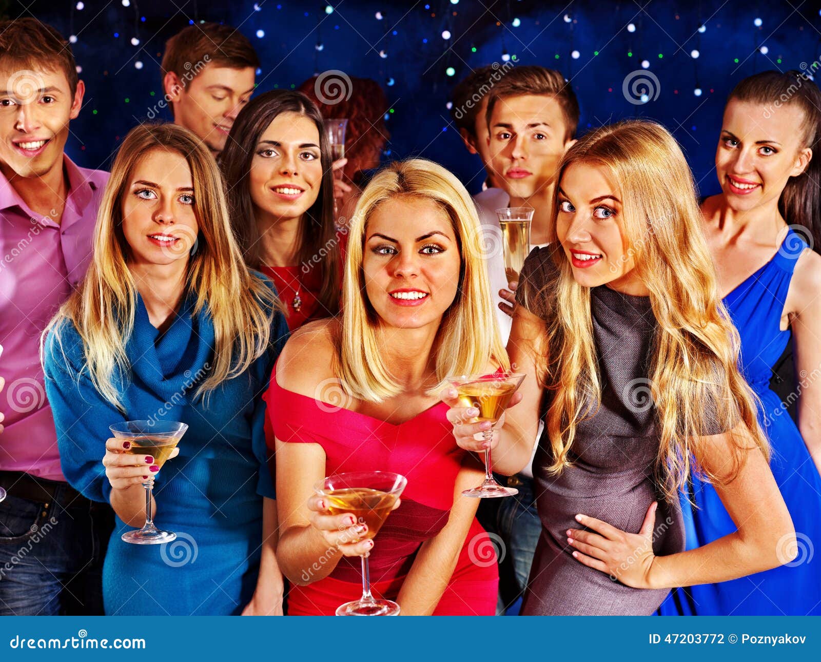 Group People Dancing at Party. Stock Photo - Image of dancer, person ...