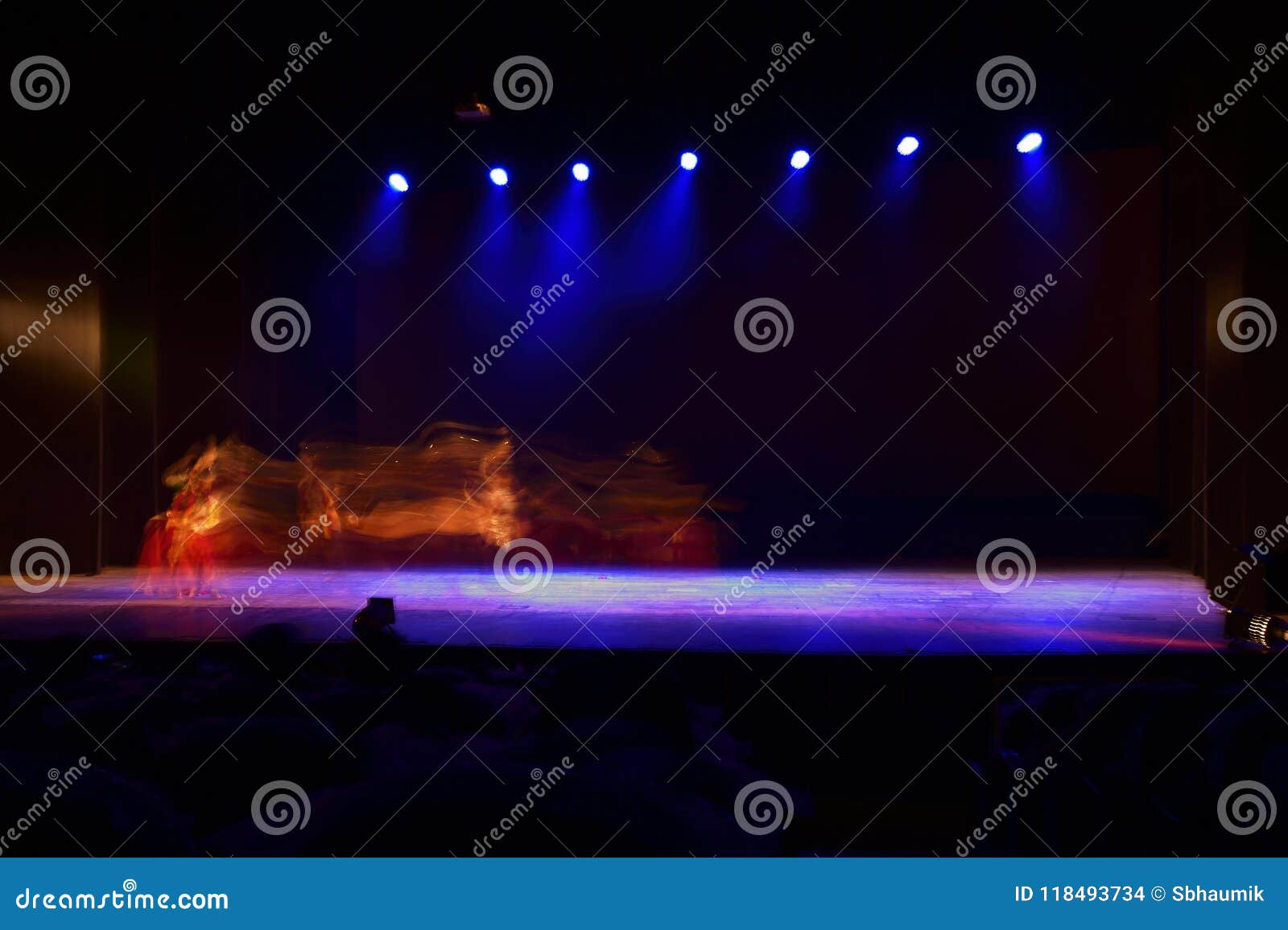 Dancing Performance on Stage Stock Photo - Image of background ...