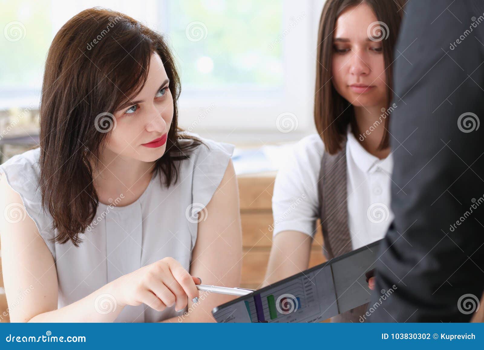 Group of People Deliberate on Problem with Stock Photo - Image of ...
