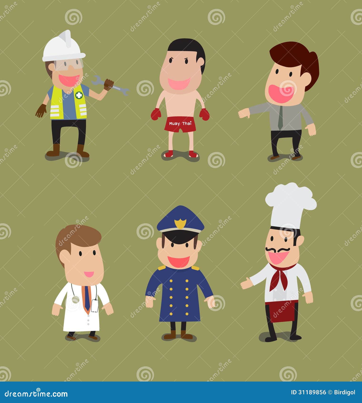 Occupation Cartoons, Illustrations & Vector Stock Images - 563615 ...