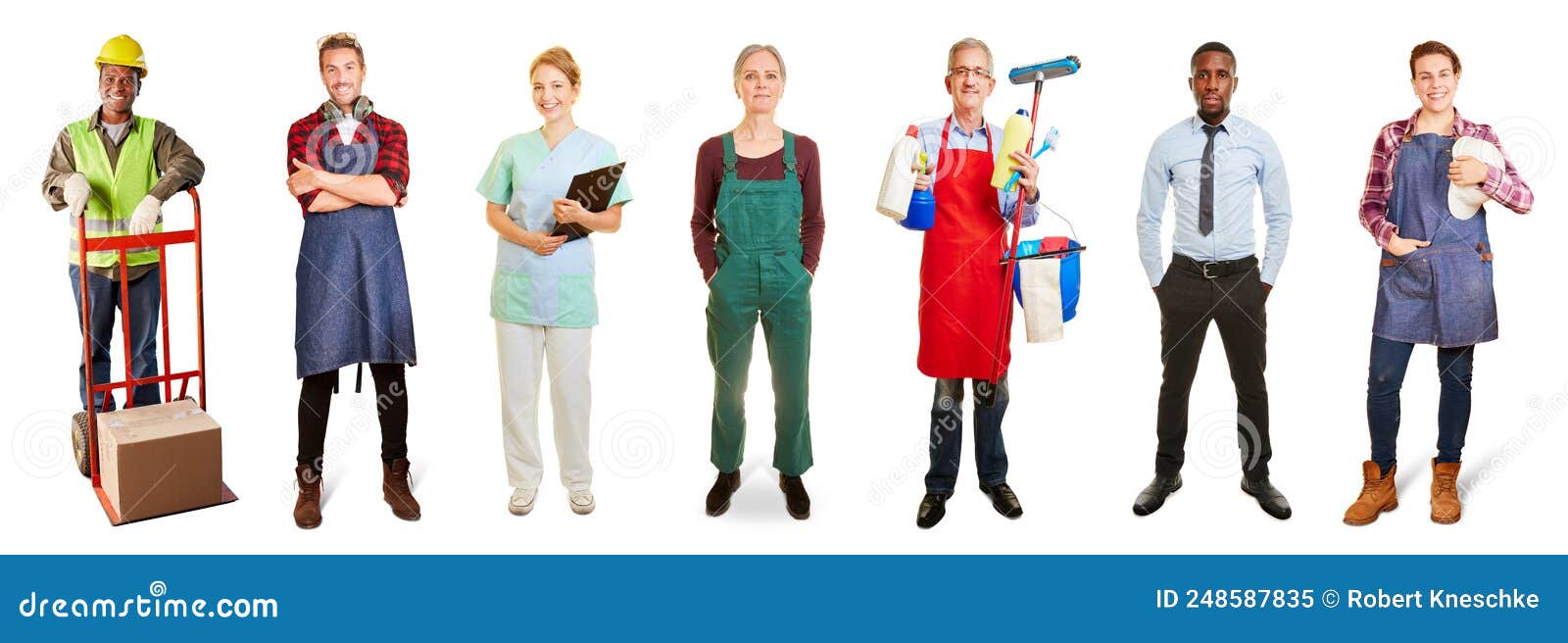 People from Different Professions As Working World Concept Stock Image ...