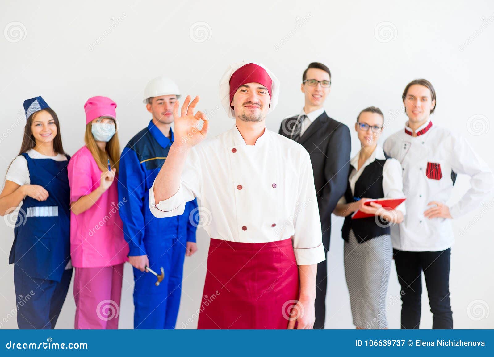 People of Different Professions Stock Image - Image of colleagues ...
