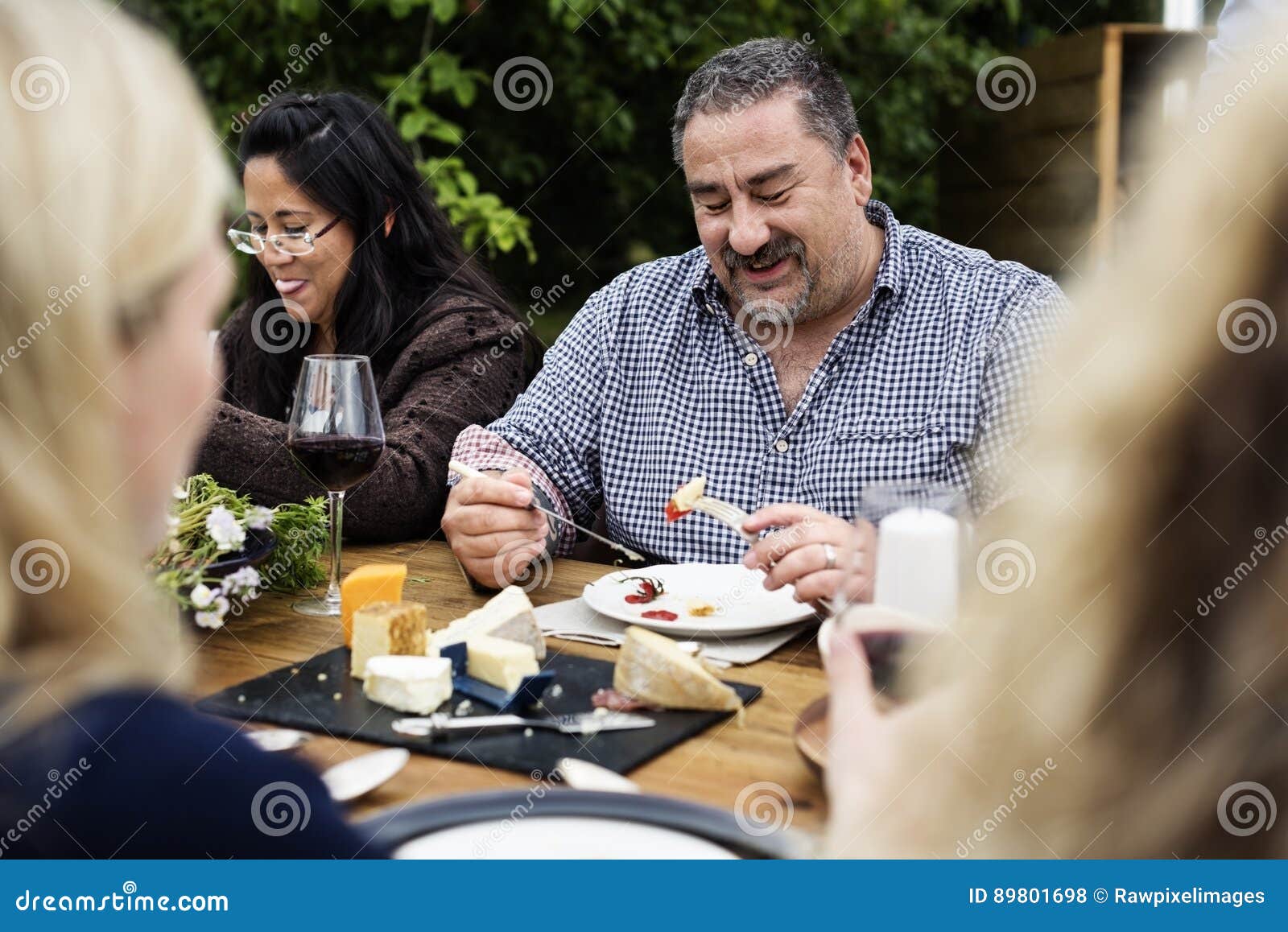 Group of People Dining Concept Stock Photo - Image of company, dish ...
