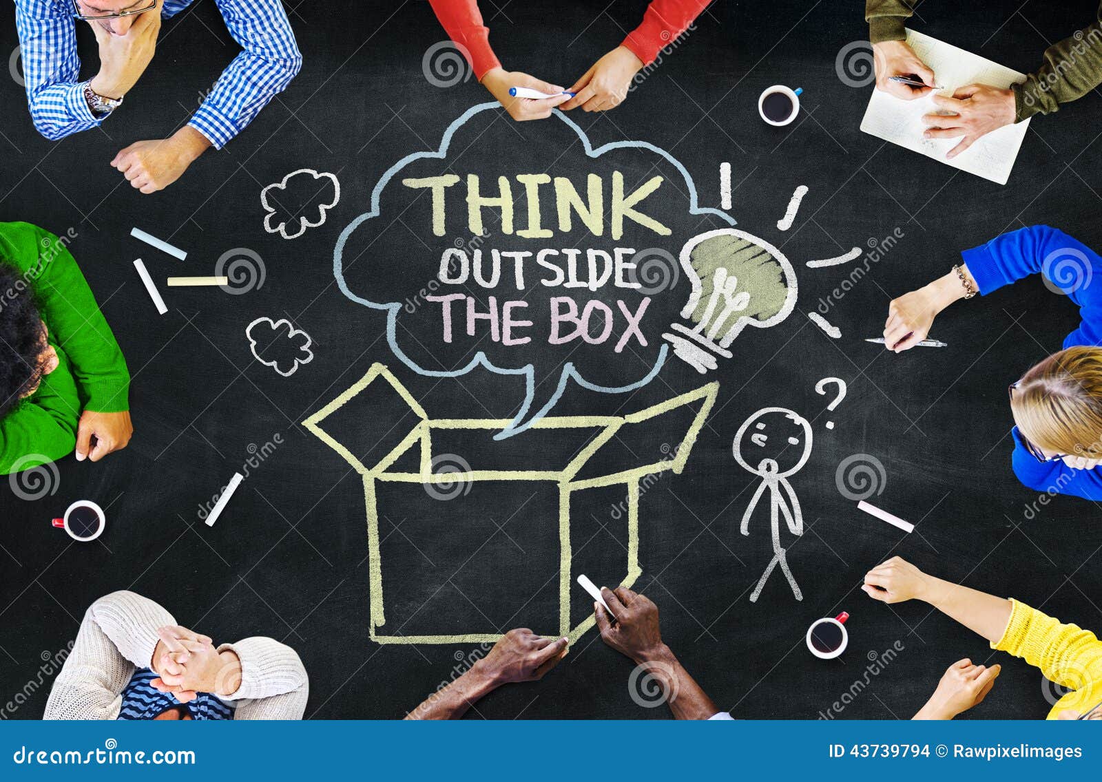 Group of People Discussing about Thinking Concept Stock Photo - Image ...
