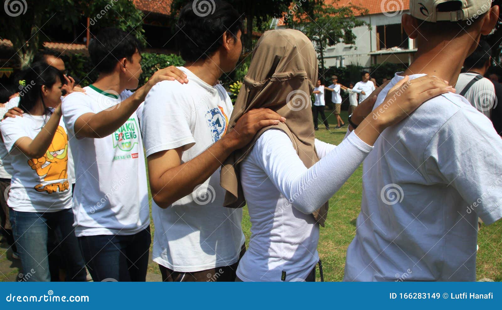 A Group of People are Doing Game Activities To Support Team ...