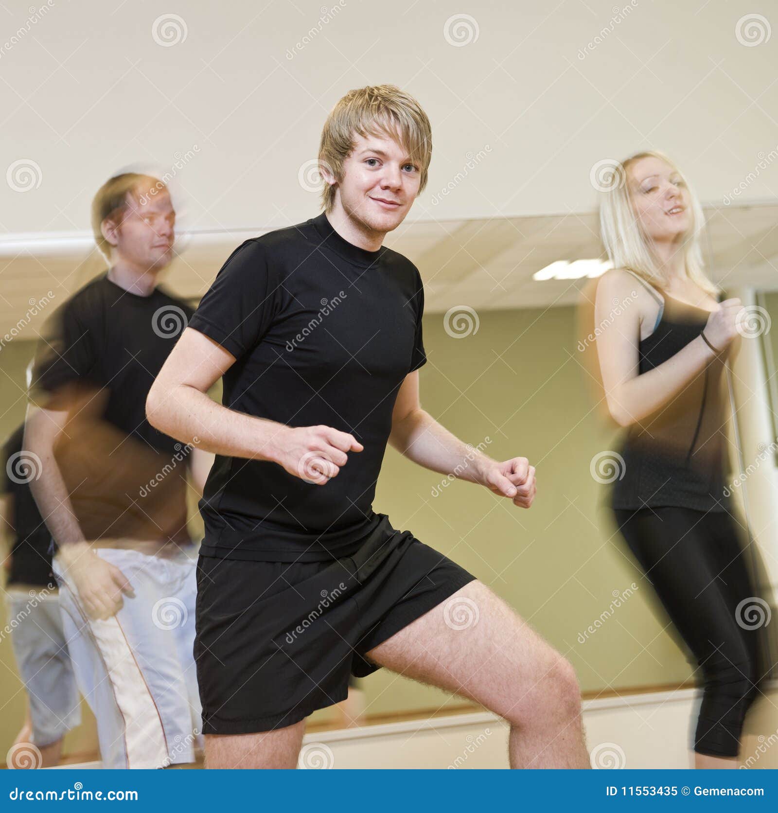 Group of People Doing Step Up Stock Image - Image of flexibility, club ...