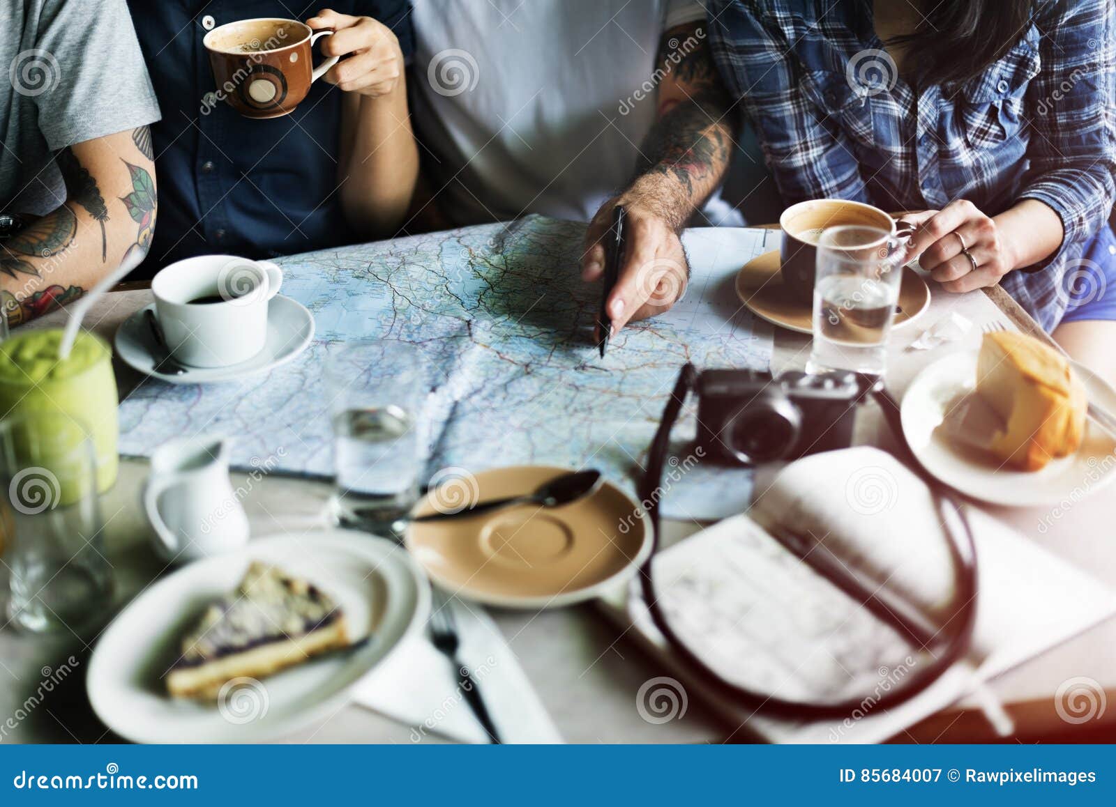 Group of People Drinking Coffee Concept Stock Image - Image of ...