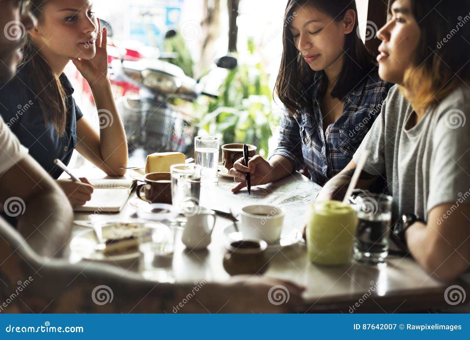 Group of People Drinking Coffee Concept Stock Image - Image of break ...