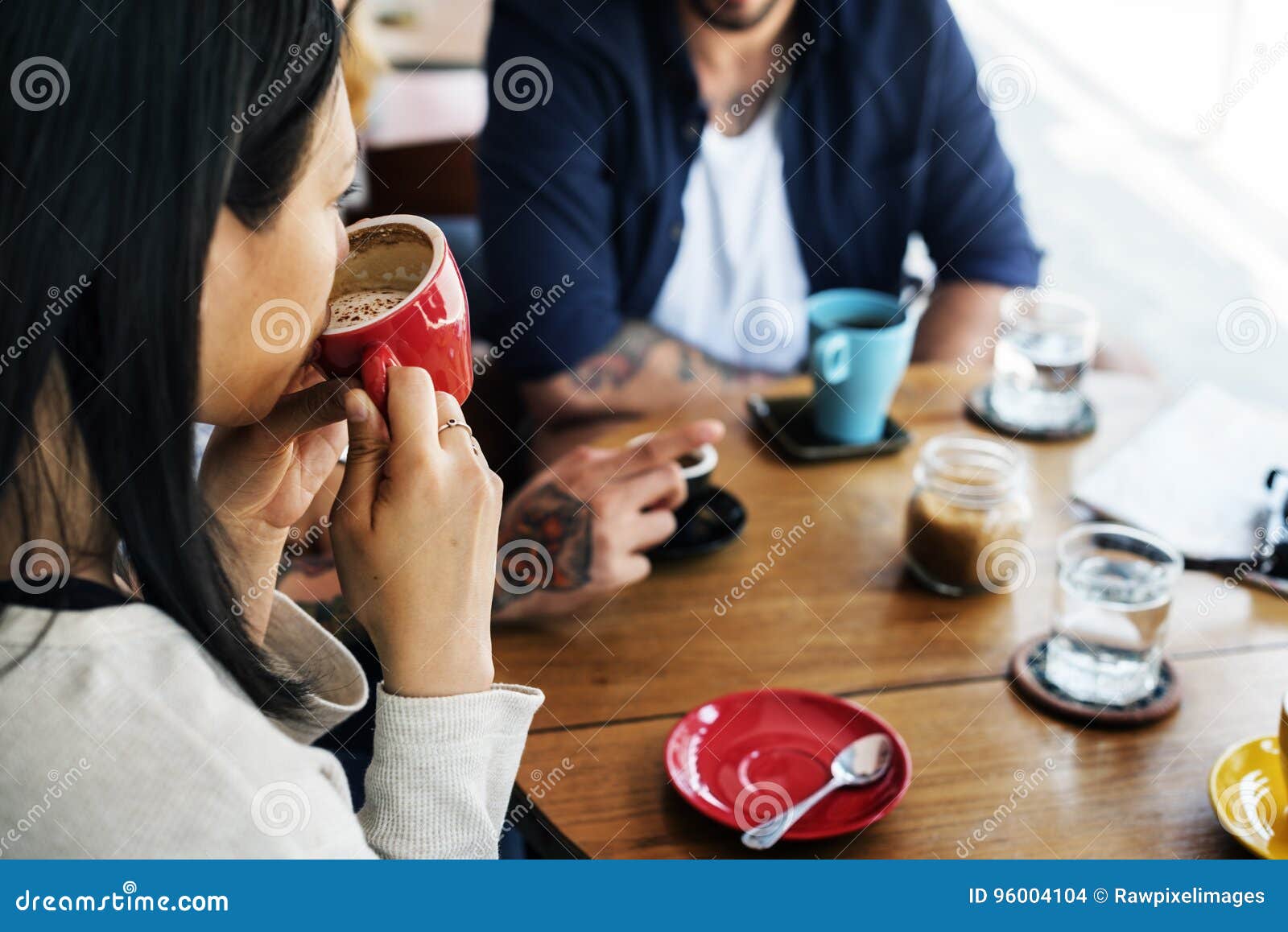 Group of People Drinking Coffee Concept Stock Photo - Image of cafe ...