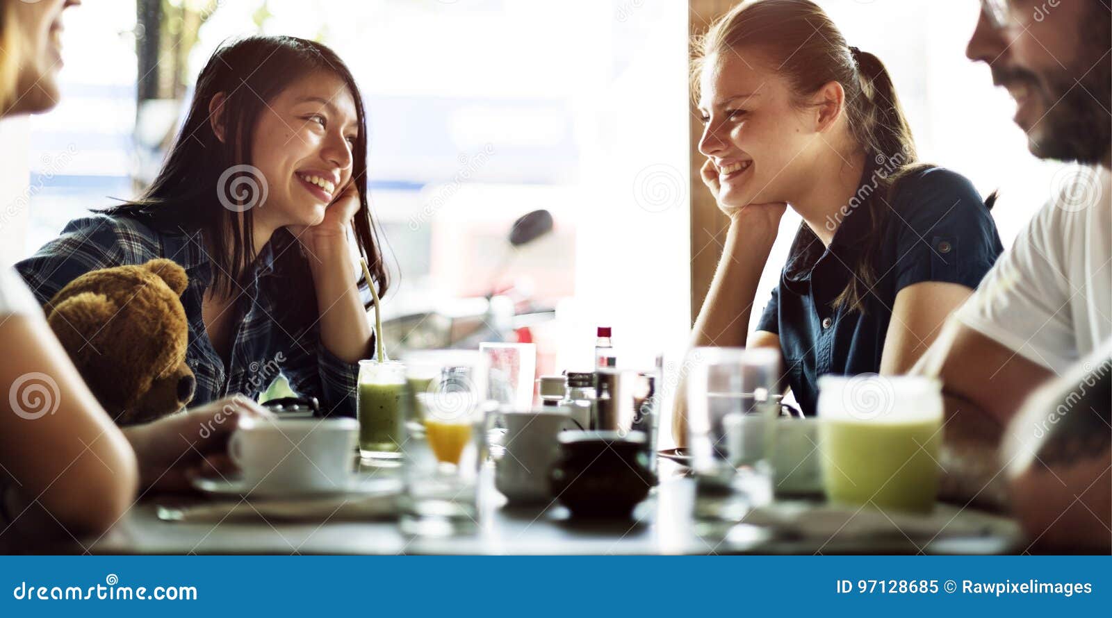 Group of People Drinking Coffee Concept Stock Image - Image of ...