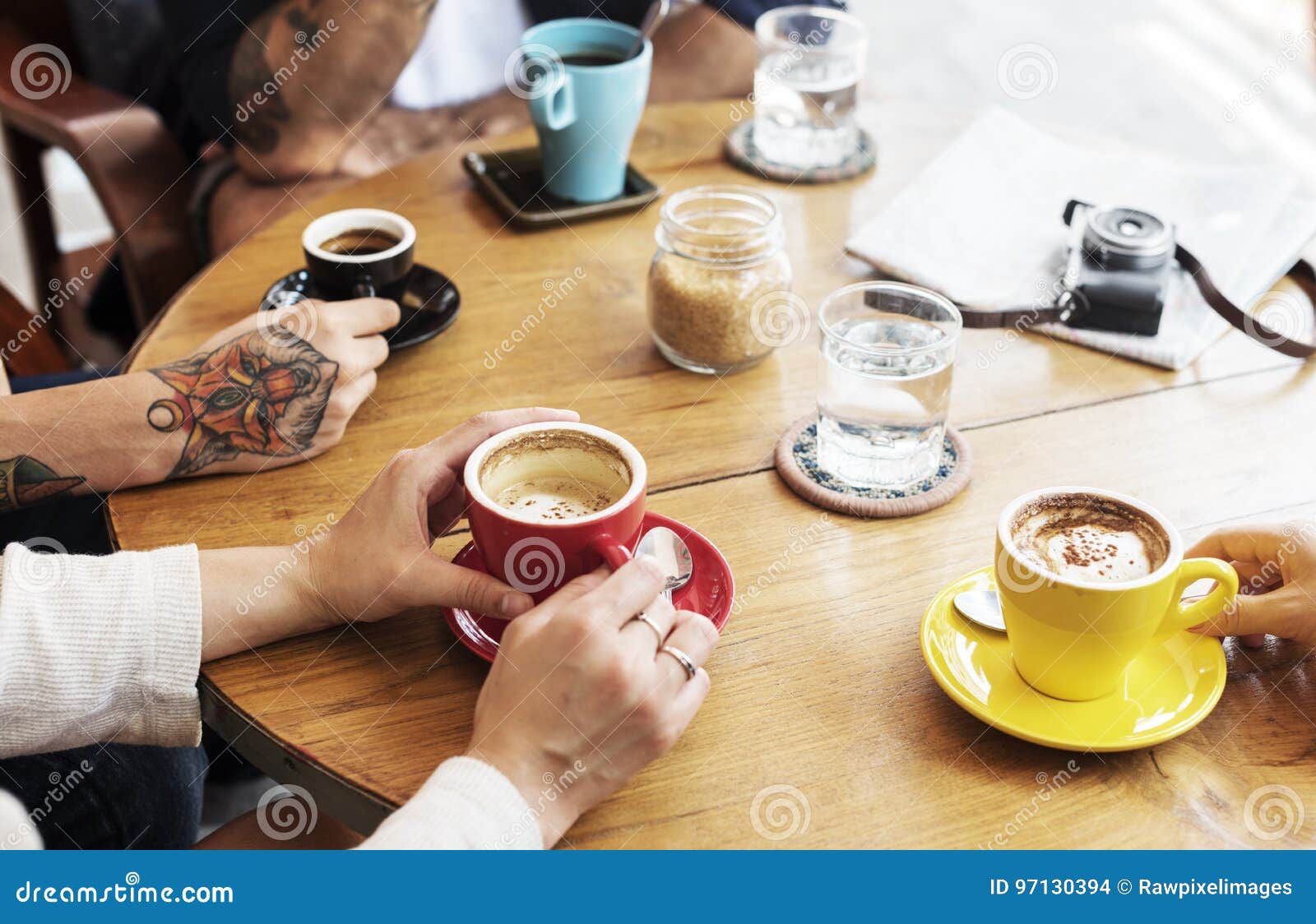 Group of People Drinking Coffee Concept Stock Photo - Image of ...