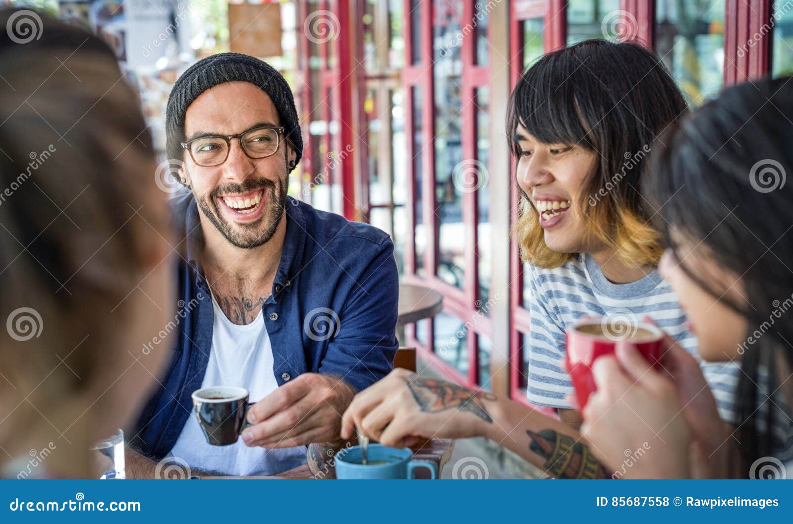 Group of People Drinking Coffee Concept Stock Photo - Image of ...