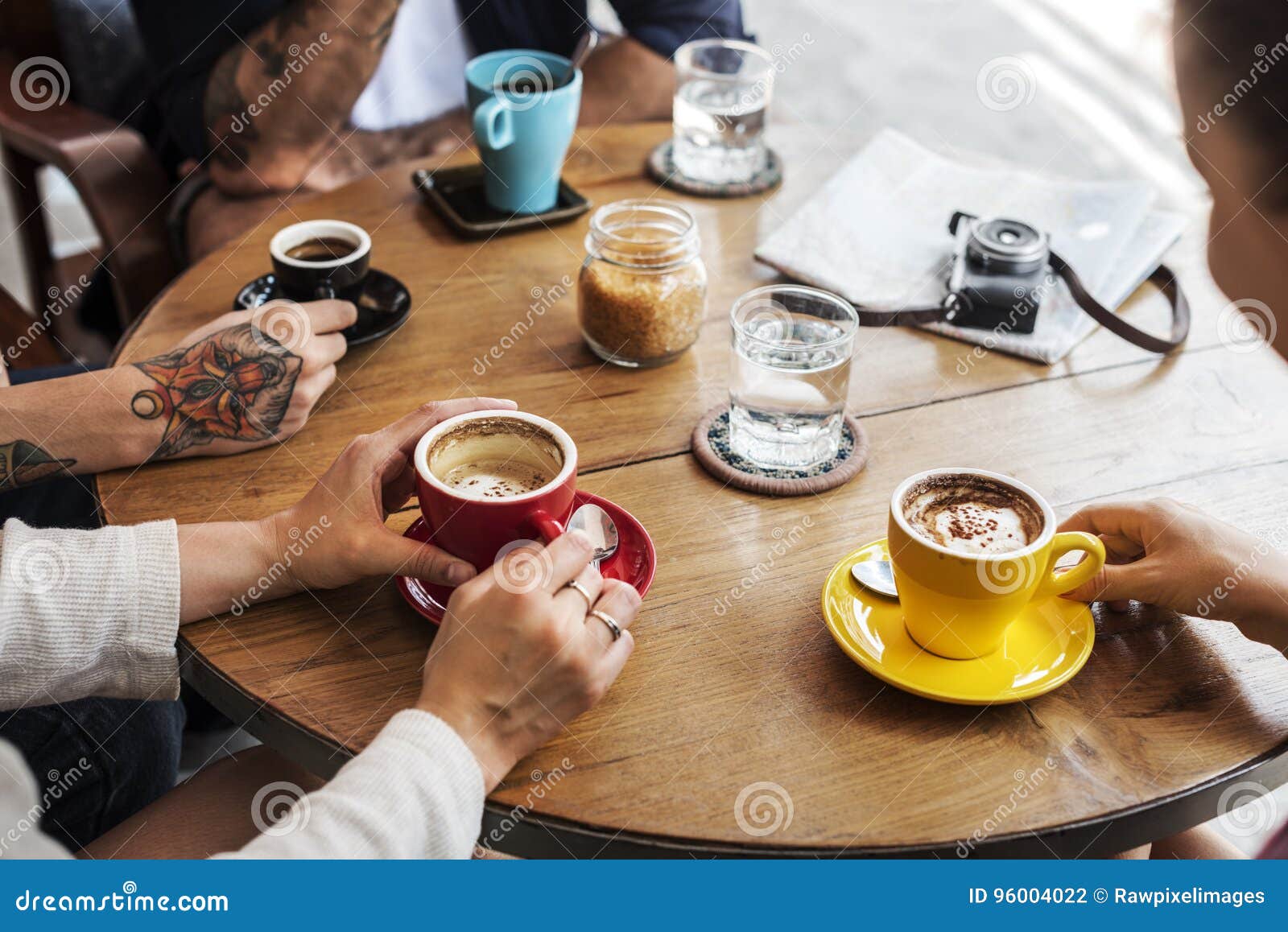 Group of People Drinking Coffee Concept Stock Photo - Image of carefree ...