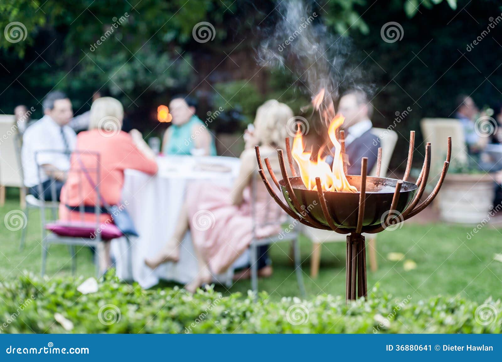 Group of People Enjoying a Garden Party Stock Image - Image of friends ...
