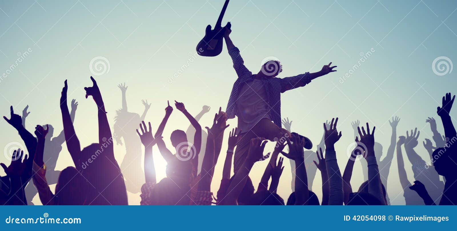 Group of People Enjoying Live Music Stock Photo - Image of human, live ...