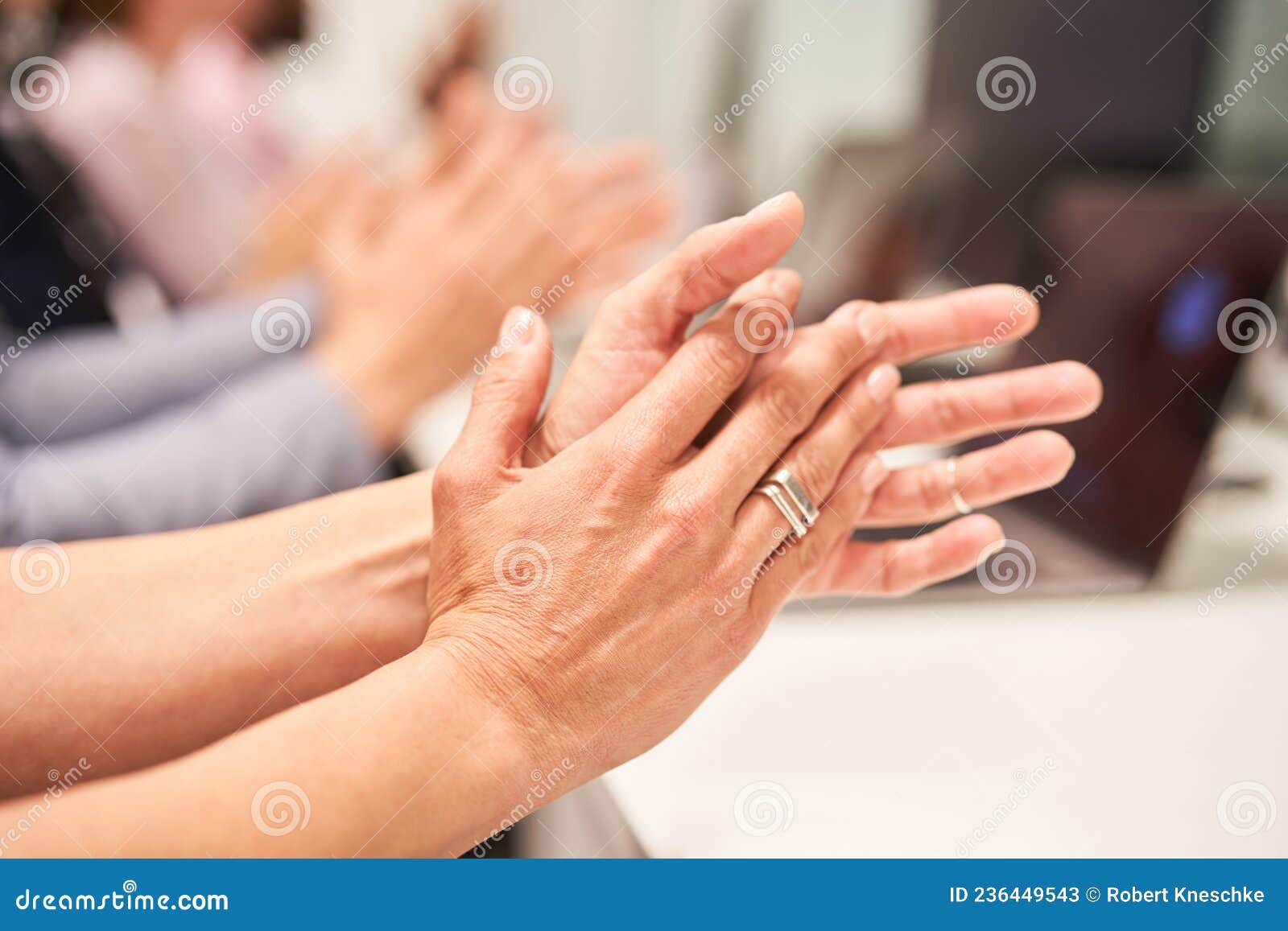Group of People Giving Applause and Clapping Hands Stock Image - Image ...