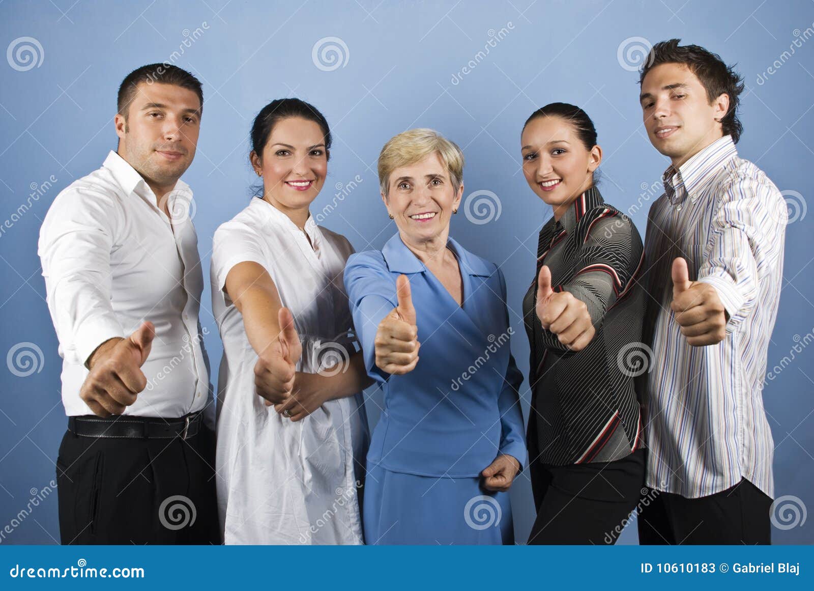 Group of People Giving Thumbs Up Stock Image - Image of friends ...