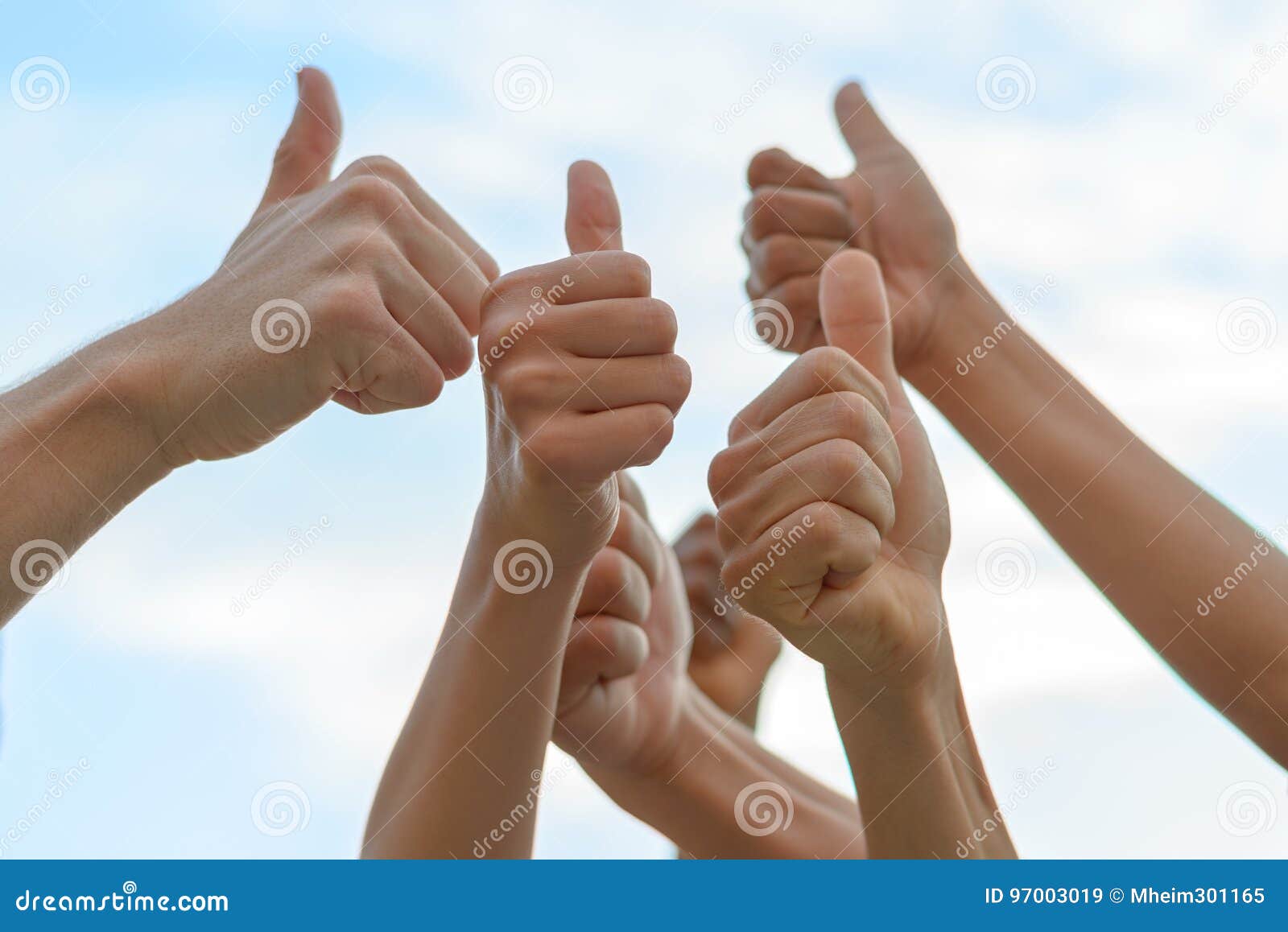 Group of People Giving Thumbs Up Stock Image - Image of multicultural ...