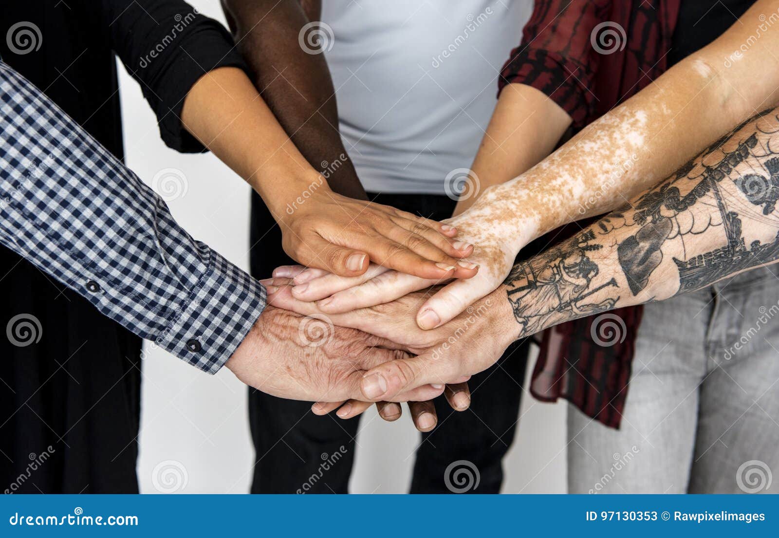 Group of People Hands Assemble Together Stock Image - Image of shoot ...