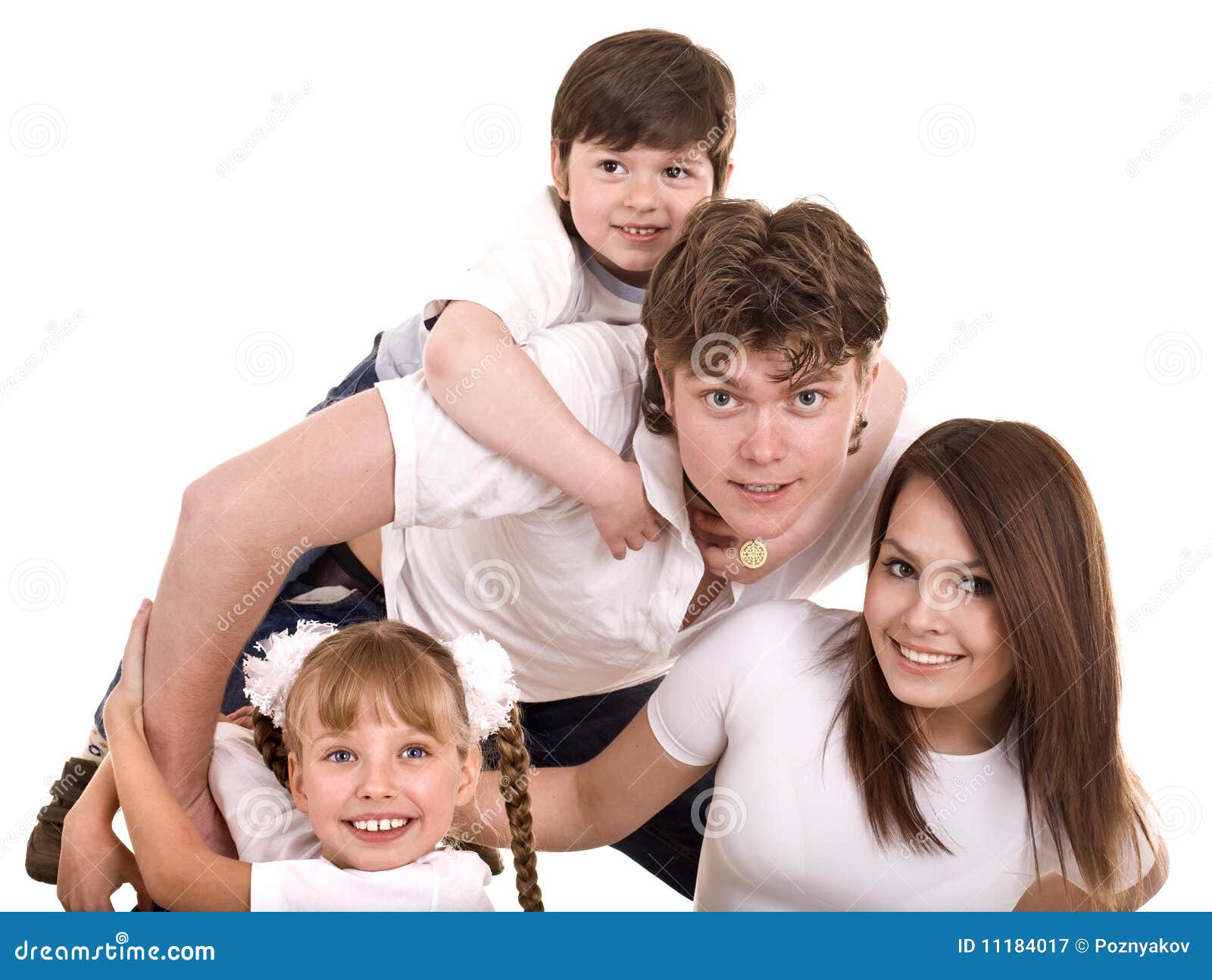 Group People Happy Family, Children. Royalty Free Stock Photography ...