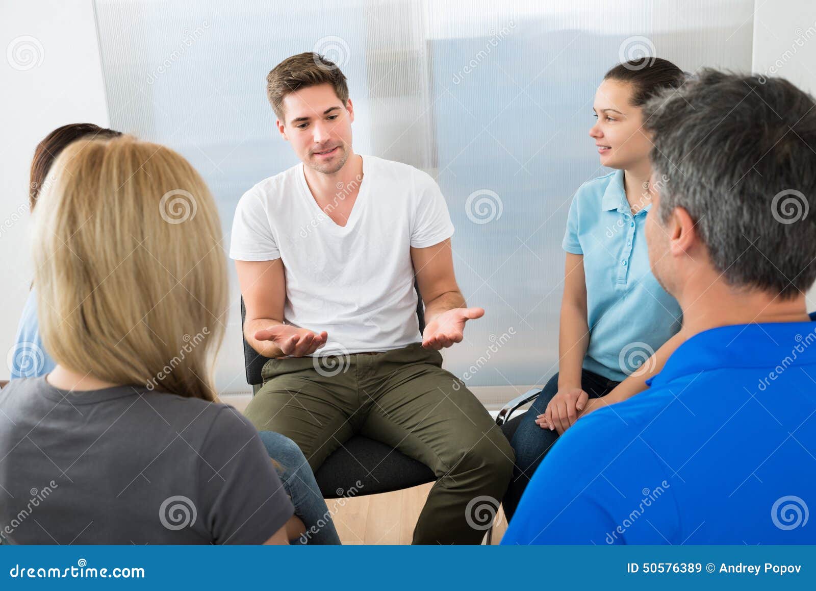 Group of People Having Discussion Stock Image - Image of cooperation ...