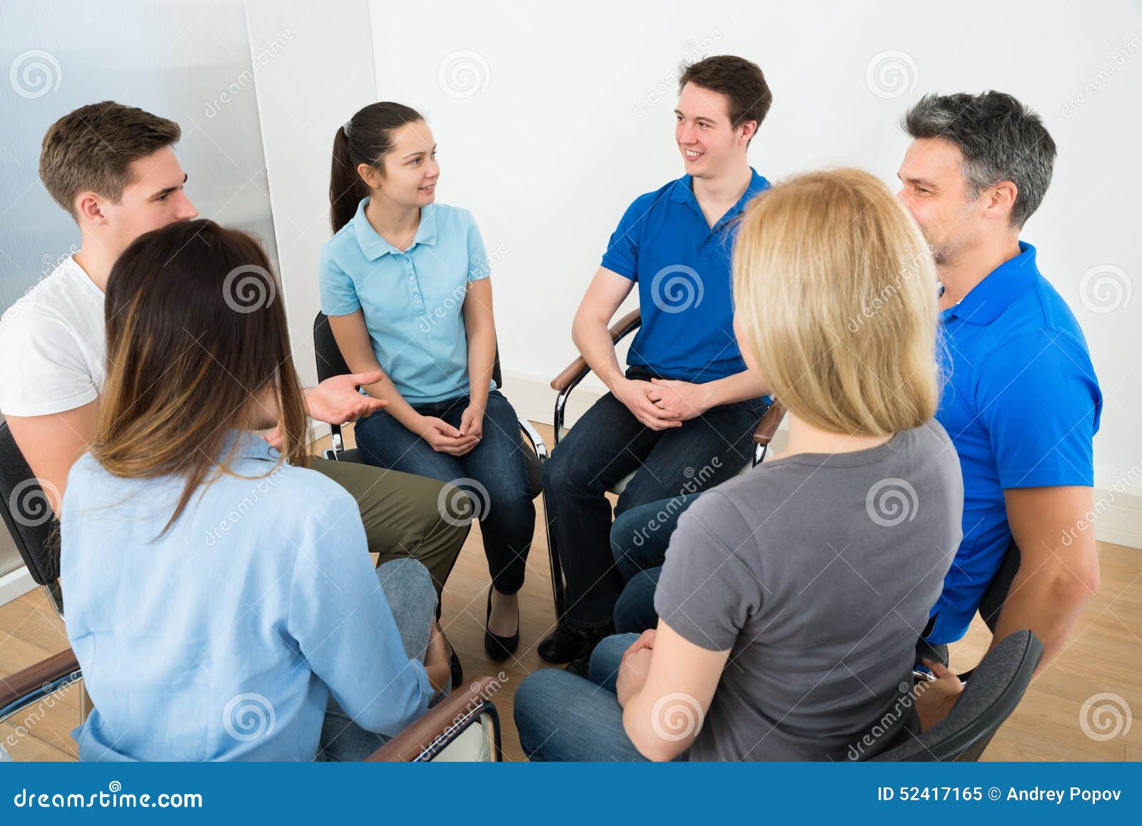 Group of People Having Discussion Stock Image - Image of advice ...