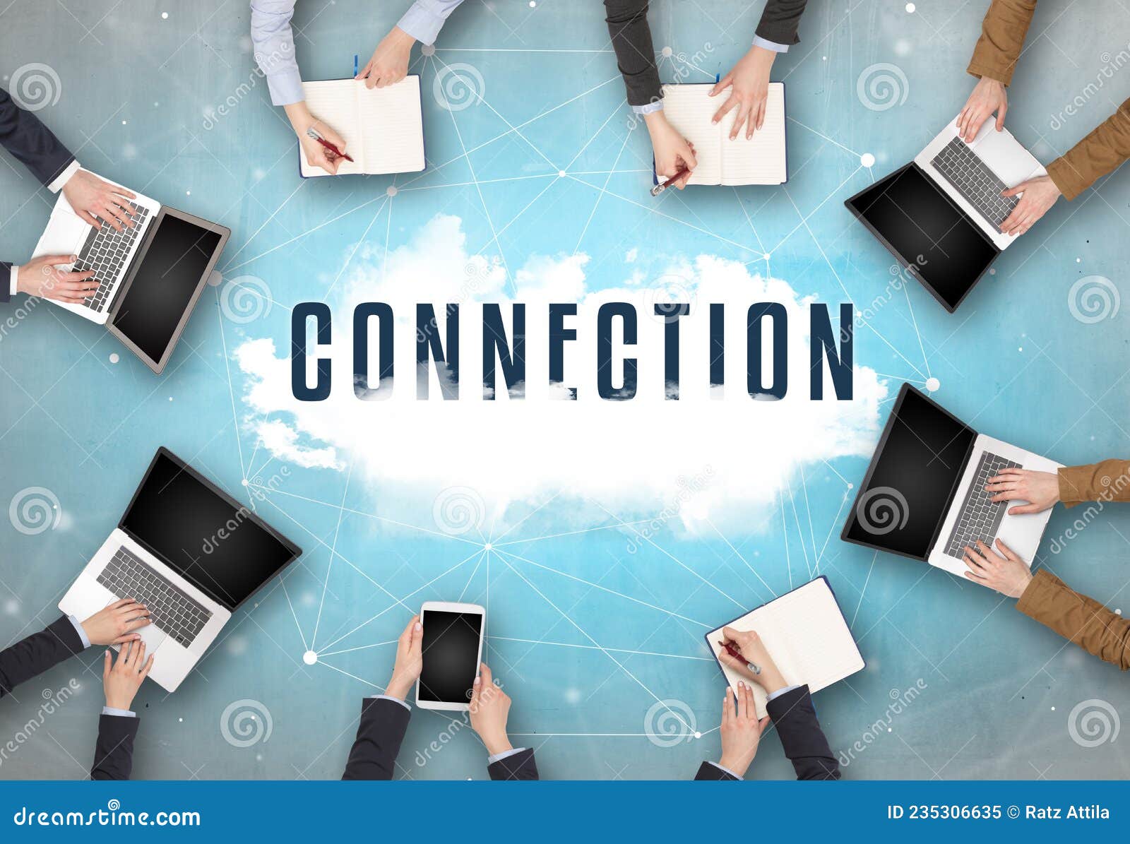 Group of People Having a Meeting Stock Illustration - Illustration of ...