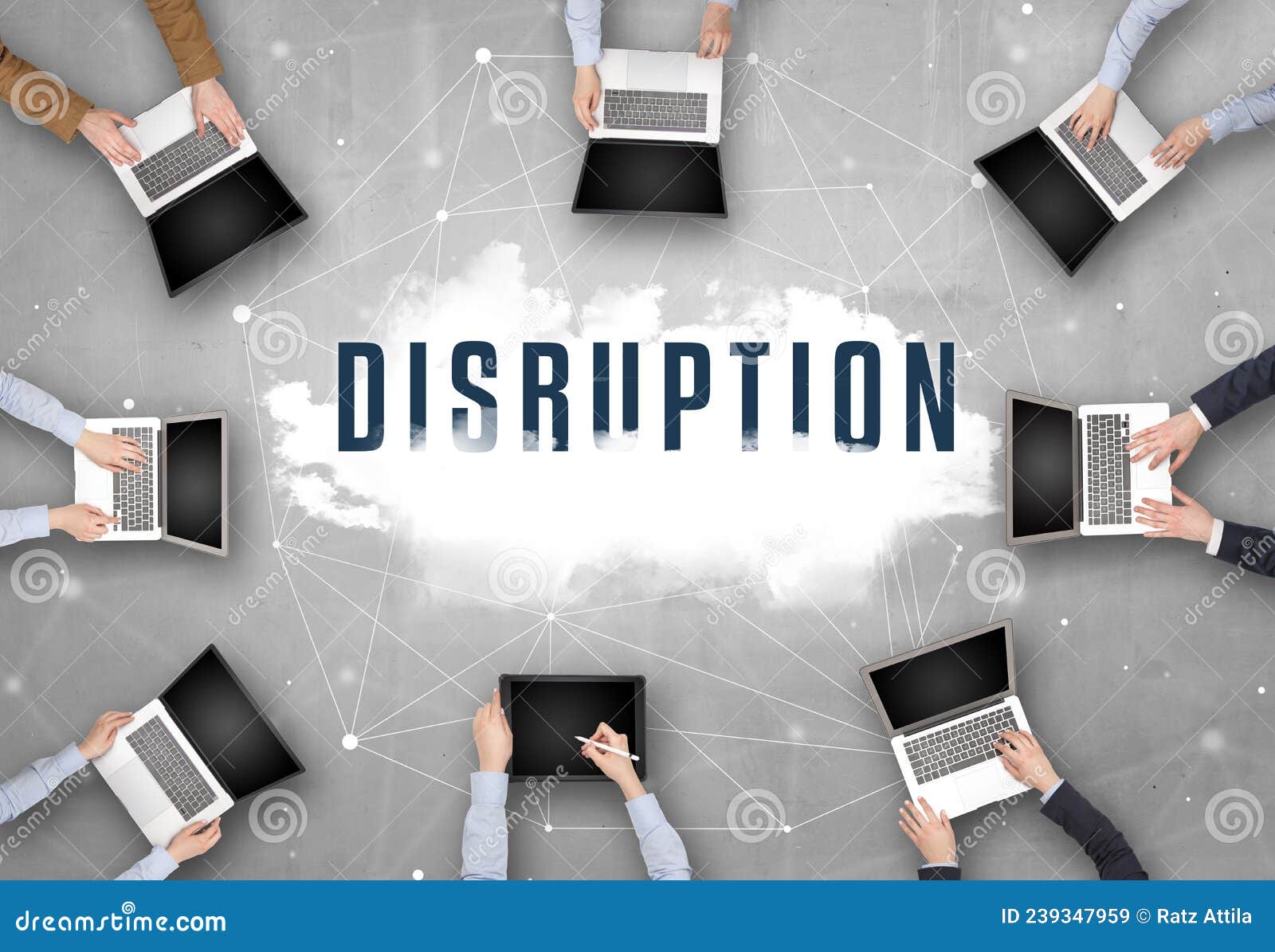 Group of People Having a Meeting Stock Image - Image of disruption ...