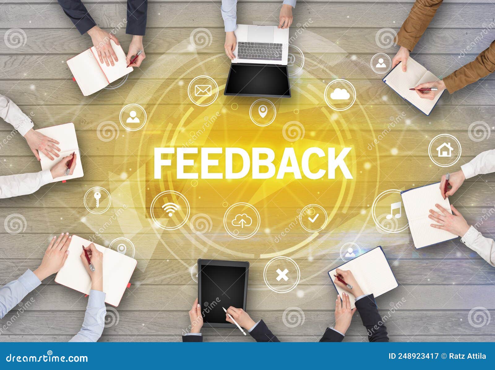 Group of People Having a Meeting Stock Image - Image of business ...