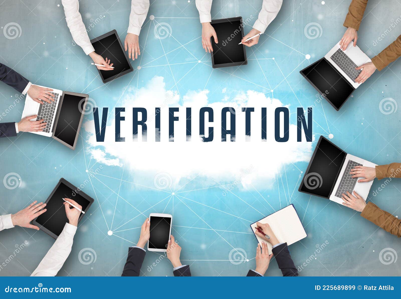 Group of People Having a Meeting Stock Image - Image of verification ...